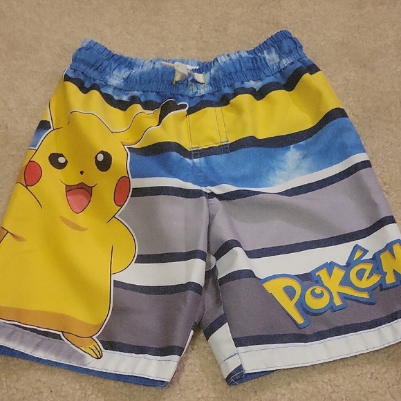 Pokemon | Swim | Pokemon Pikachu Kids Swim Shorts | Poshmark